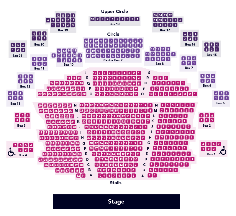 Seating Plan - Forum Theatre